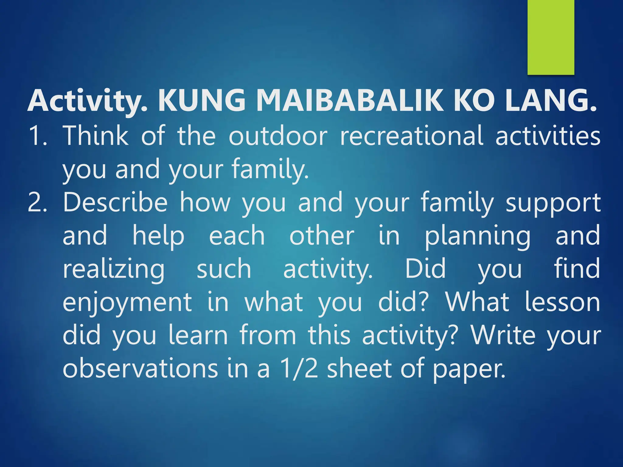 aquatic recreational activity by zoencute.pptx