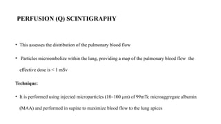 Pulmonary embolism ventilation perfusion scan | PPTX