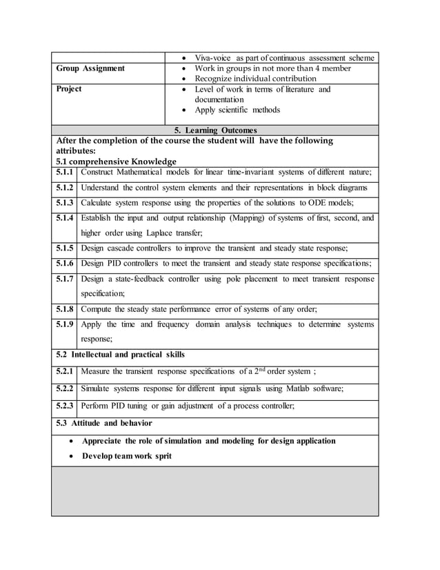 Pe 3032, control systems engineering syllabus original as of 2 21- 2017 ...