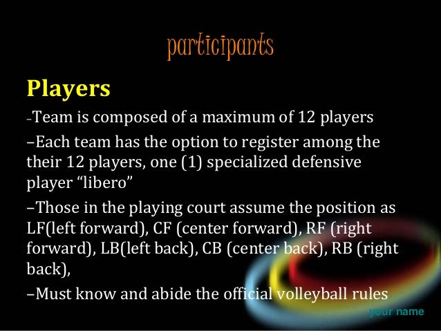 VOLLYBALL AND BASKETBALL LECTURE