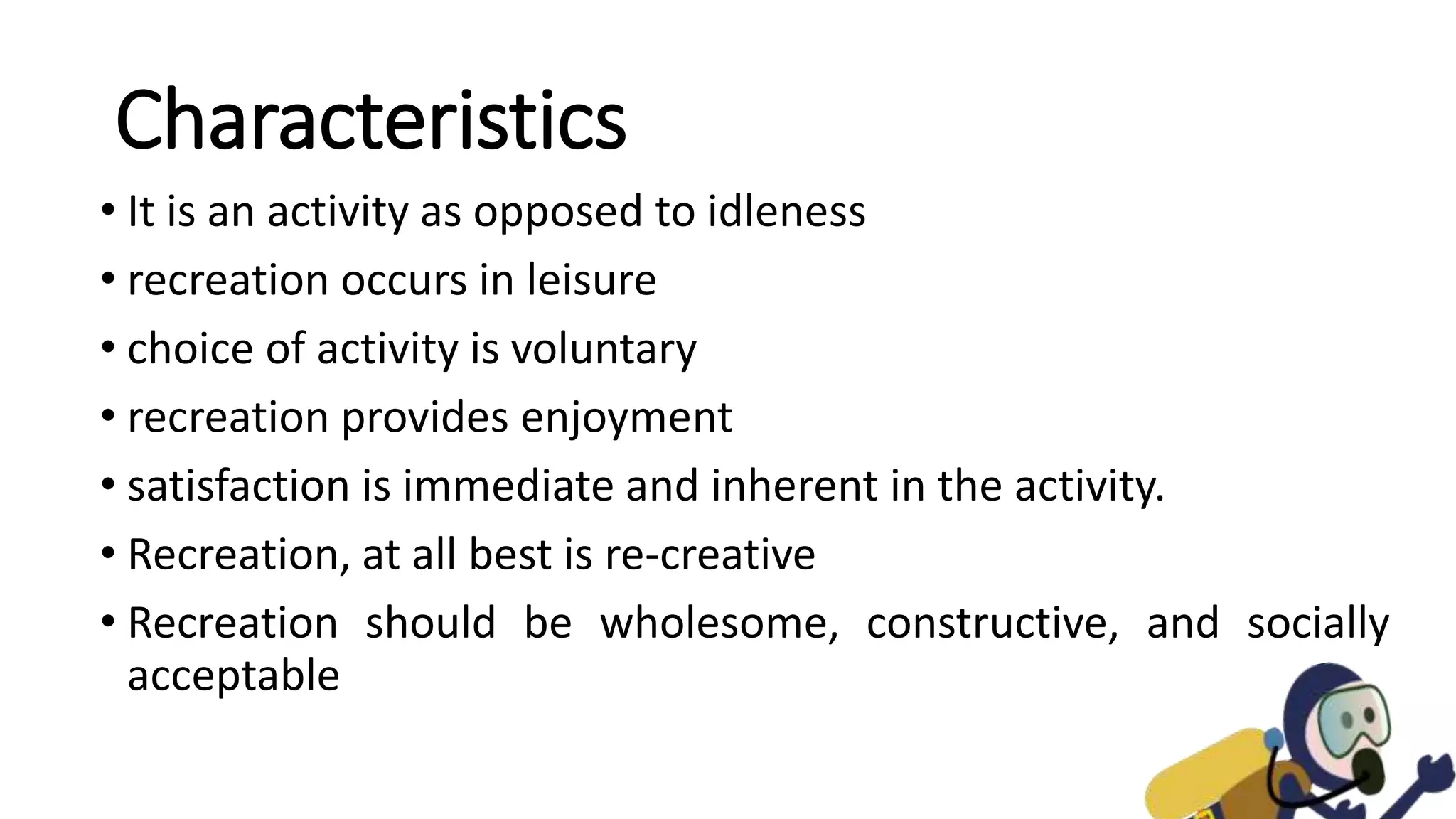 PE4 Recreational Activities | PPTX