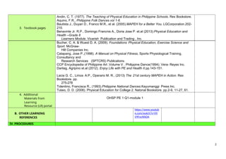 Mapeh 8 Physical Education Quarter 4 aaaa | DOCX