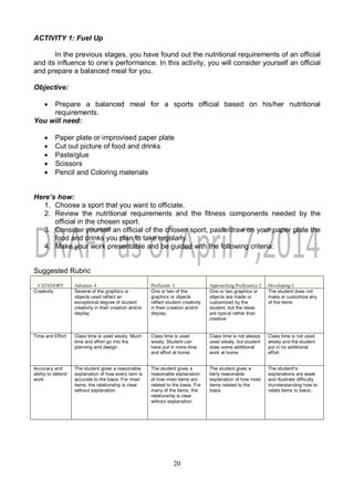 Physical Education (P.E.) Grade 9 Module (1st - 4th Quarter) | PDF