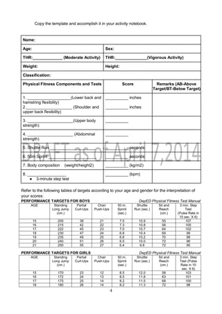 Physical Education (P.E.) Grade 9 Module (1st - 4th Quarter) | PDF