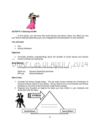 Physical Education (P.E.) Grade 9 Module (1st - 4th Quarter) | PDF