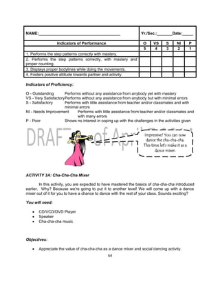 Physical Education (P.E.) Grade 9 Module (1st - 4th Quarter) | PDF