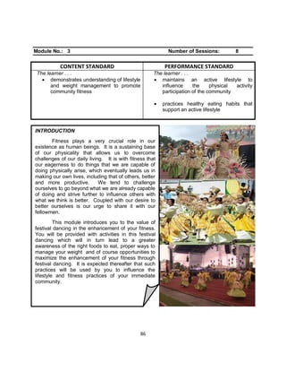 Physical Education (P.E.) Grade 9 Module (1st - 4th Quarter) | PDF