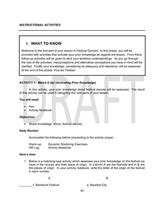 Physical Education (P.E.) Grade 9 Module (1st - 4th Quarter) | PDF