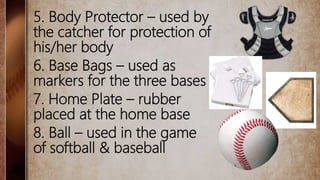 Baseball/Softball (Physical Education) | PPTX