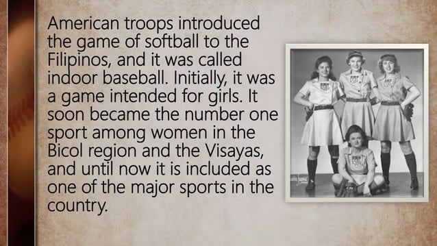 Baseball/Softball (Physical Education) | PPTX | Softball | Sports