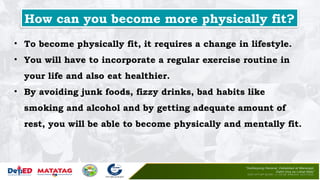 Grade 8 Physical Education- Physical Fitness Test | PPTX