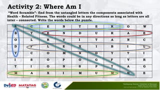 Grade 8 Physical Education- Physical Fitness Test | PPTX