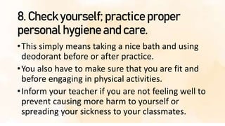 PE-Demonstrate-Proper-Etiquette-and-Safety-in-the-Use-of-Facilities-and ...