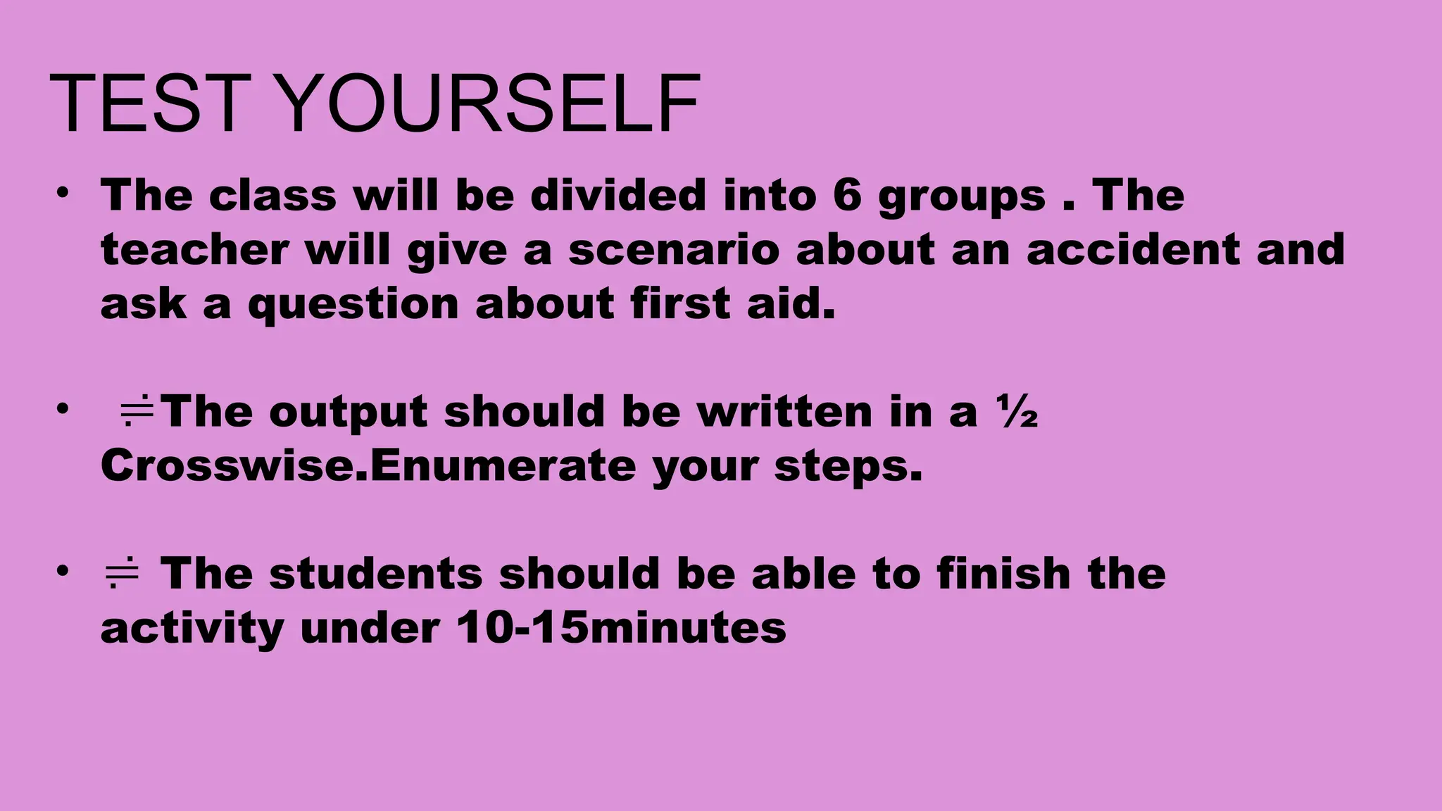 PE-FIRST-AID.powerpoint in physical education grade 9 | PPTX