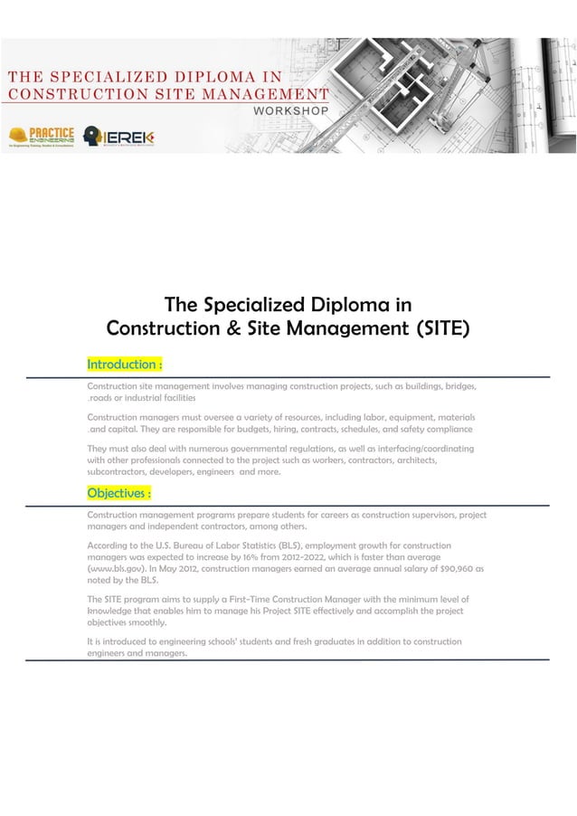 The Professional Certificate in International & Construction Contract ...
