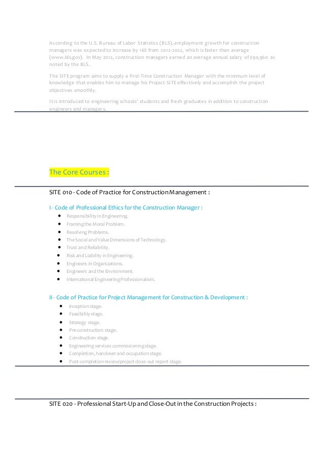 The Professional Certificate in International & Construction Contract…