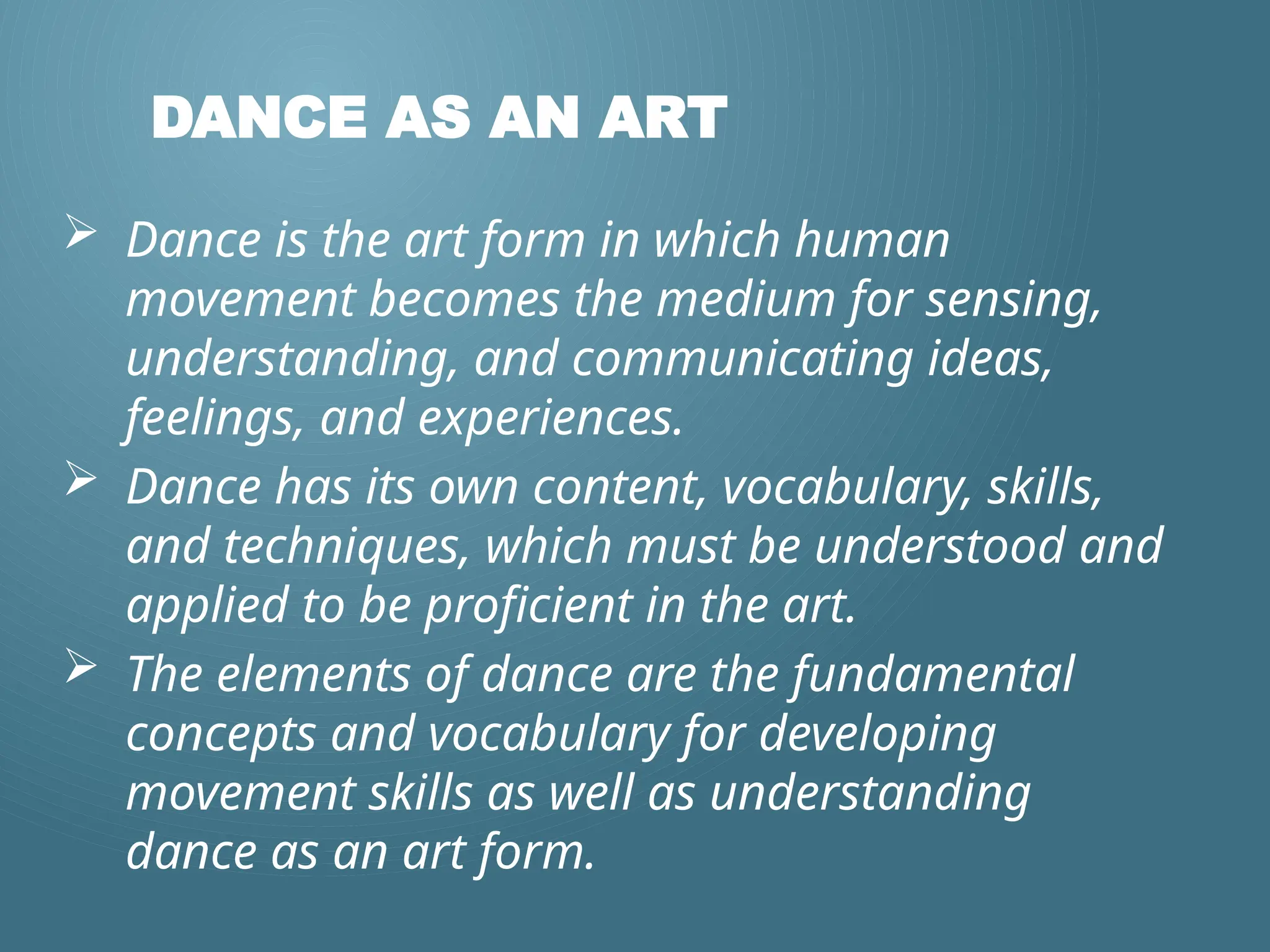 Physical Education 12 -Introduction to Dance.pptx