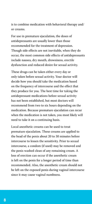 Pe management of premature ejaculation | PDF