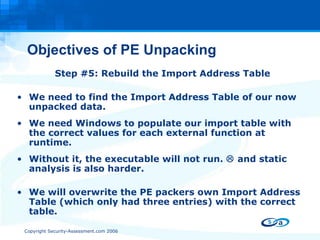 PE Packers Used in Malicious Software - Part 2 | PPT