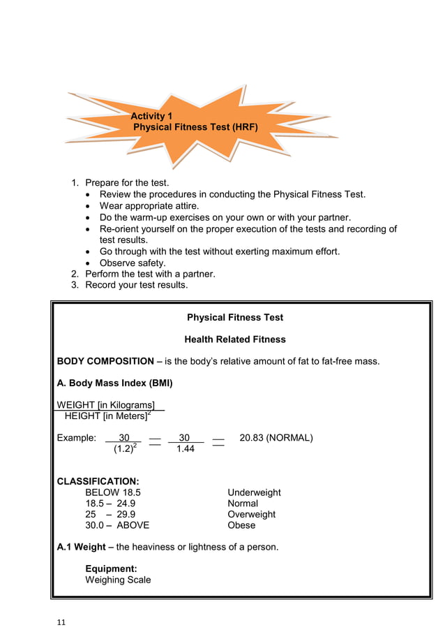 Grade 8 PE module(Q1) | PDF | Fitness and Exercise | Healthy Living