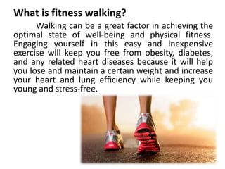 Brisk Walking Powerpoint