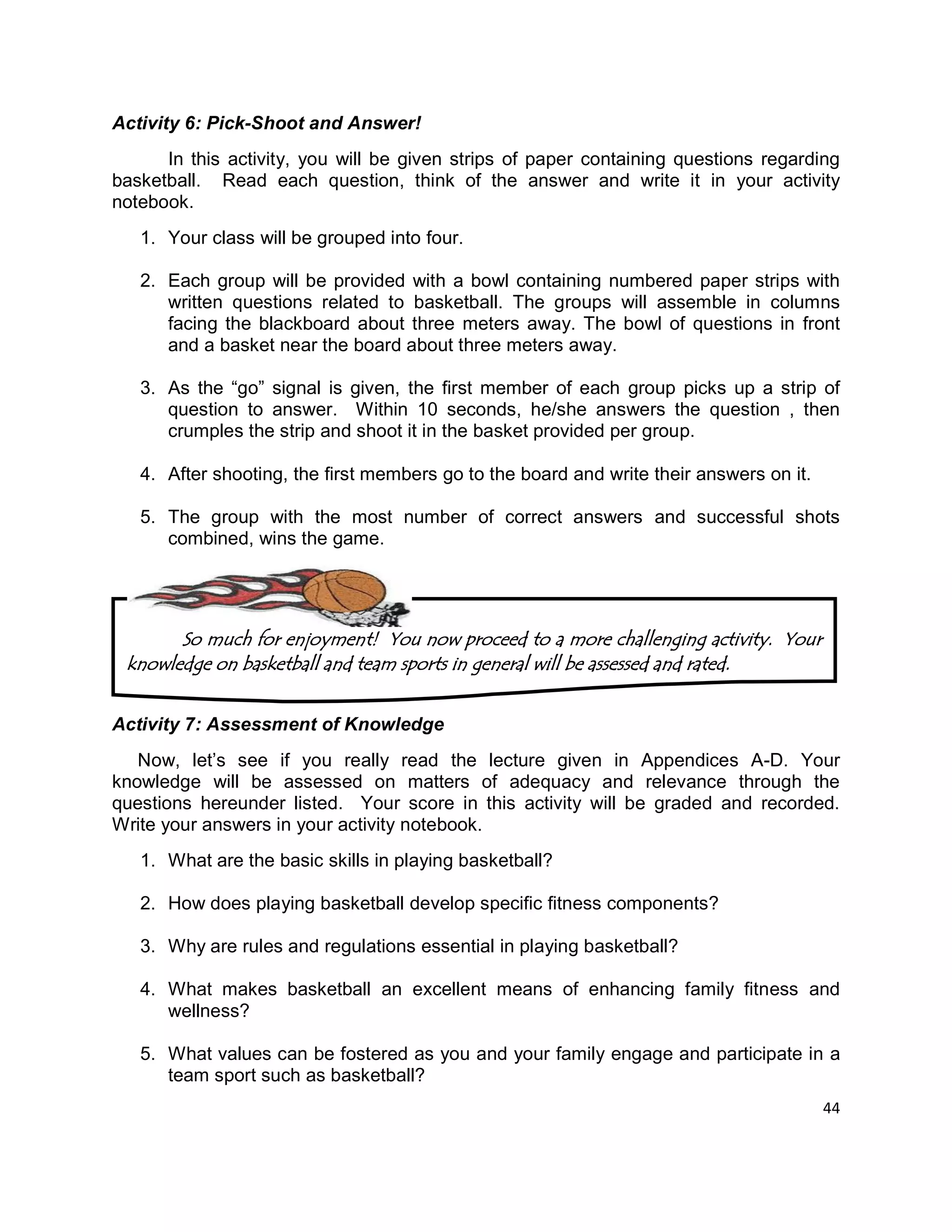 Grade 8 PE module(Q2.1) | PDF
