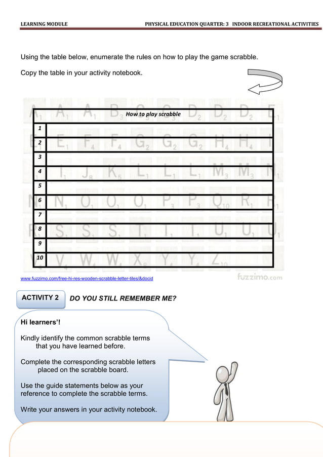 Grade 8 PE module(Q3) | PDF