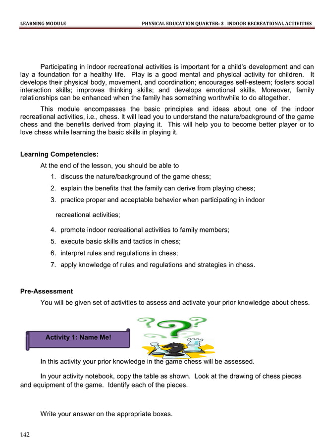 Grade 8 PE module(Q3) | PDF
