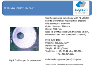 PE-UHMW 1000 vs PE-HMW 500 | PPTX