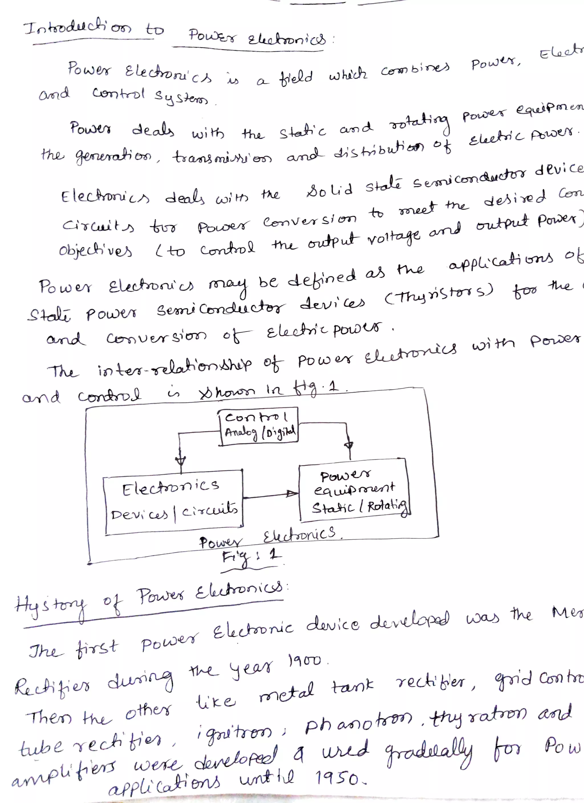 Power Electronics Intoduction | PDF
