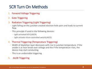Power Electronics - Silicon controlled rectifiers | PPT