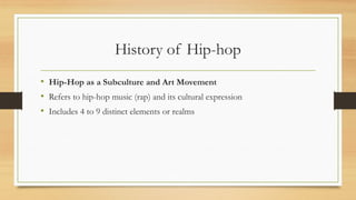 MAPEH: Physical Education 10. Hip-HopDance.pptx