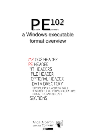 PE102 - a Windows executable format overview (booklet V1) | PDF ...