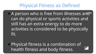 physical education and health quarter two | PPTX