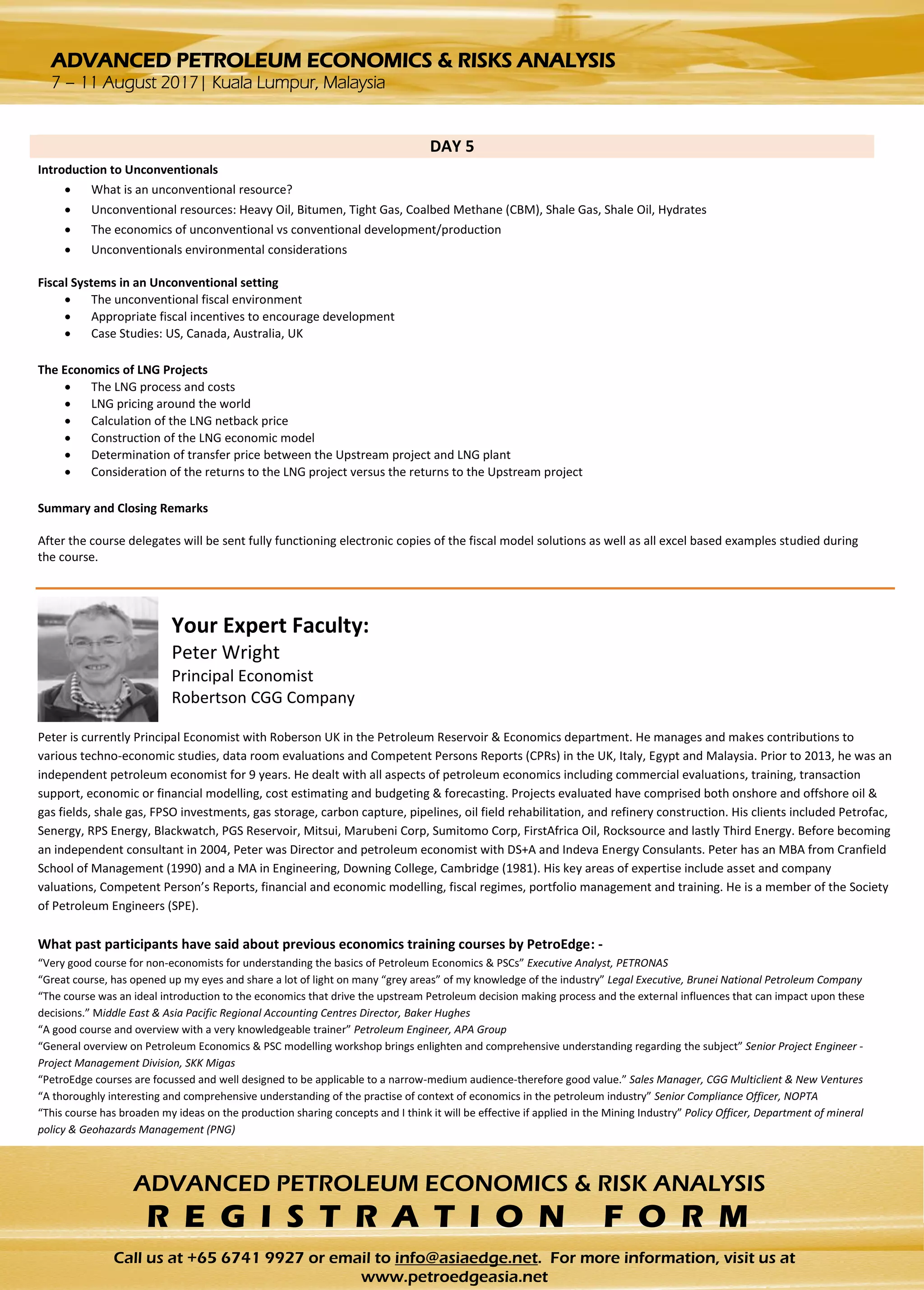 Advanced Petroleum Economics & Risk Analysis | PDF | Business Accounting & Finance | Business