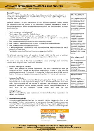Advanced Petroleum Economics & Risk Analysis | PDF | Business Accounting & Finance | Business
