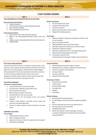 Advanced Petroleum Economics & Risk Analysis | PDF | Business Accounting & Finance | Business