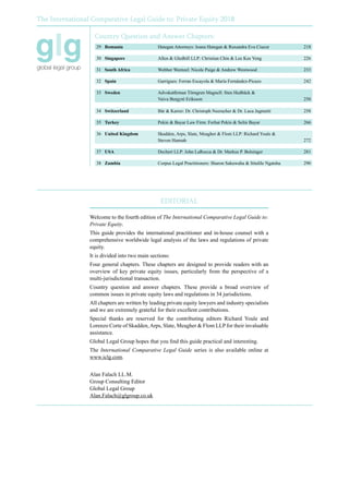 International Comparative Legal Guide to Private Equity 2018 - Ireland ...
