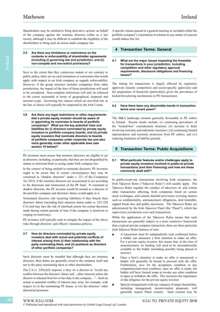 International Comparative Legal Guide to Private Equity 2018 - Ireland ...