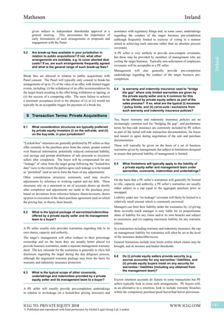 International Comparative Legal Guide to Private Equity 2018 - Ireland ...