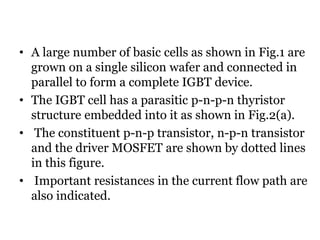 igbt and its characteristics | PPTX