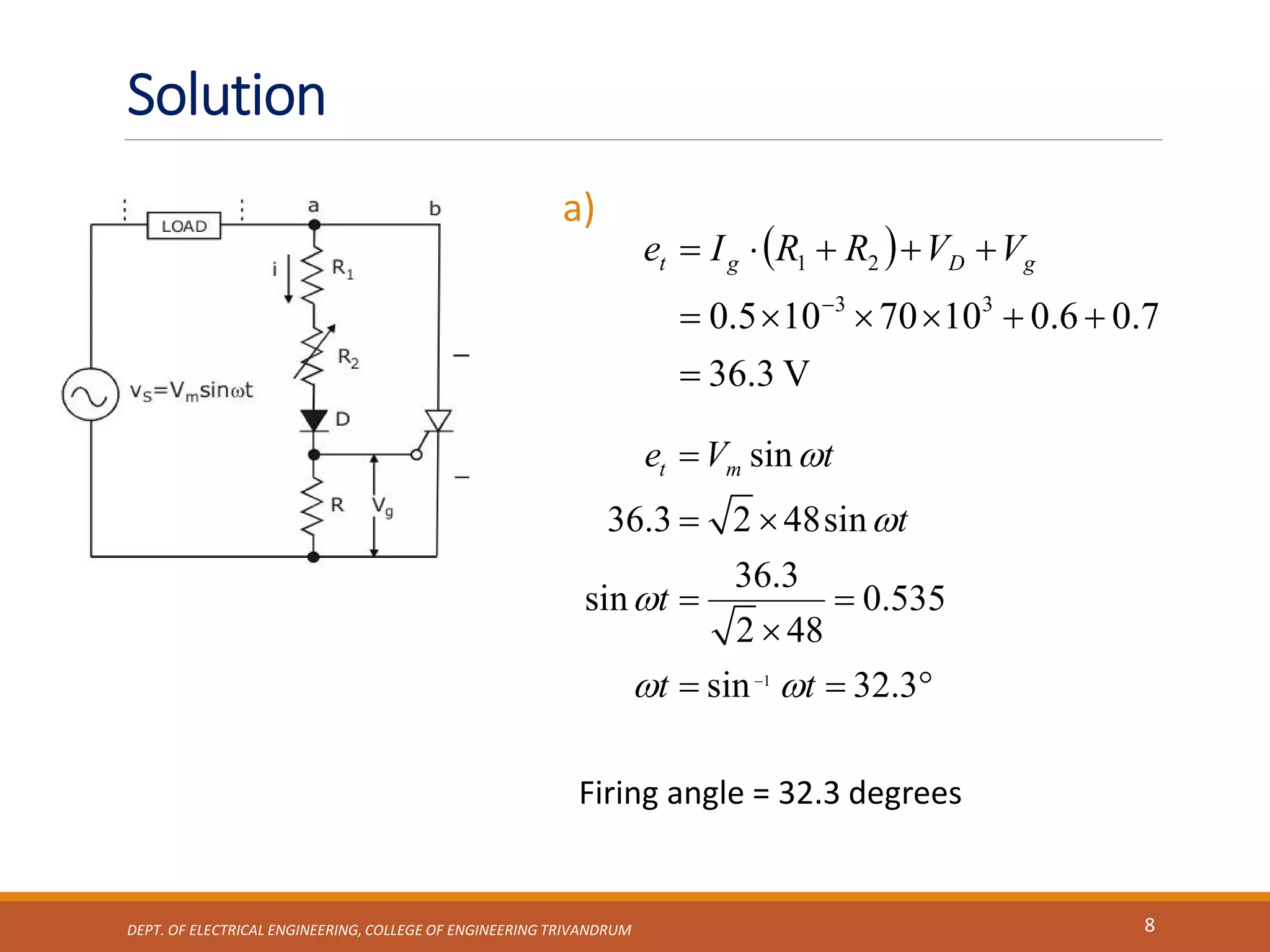 Firing Circuit | PDF