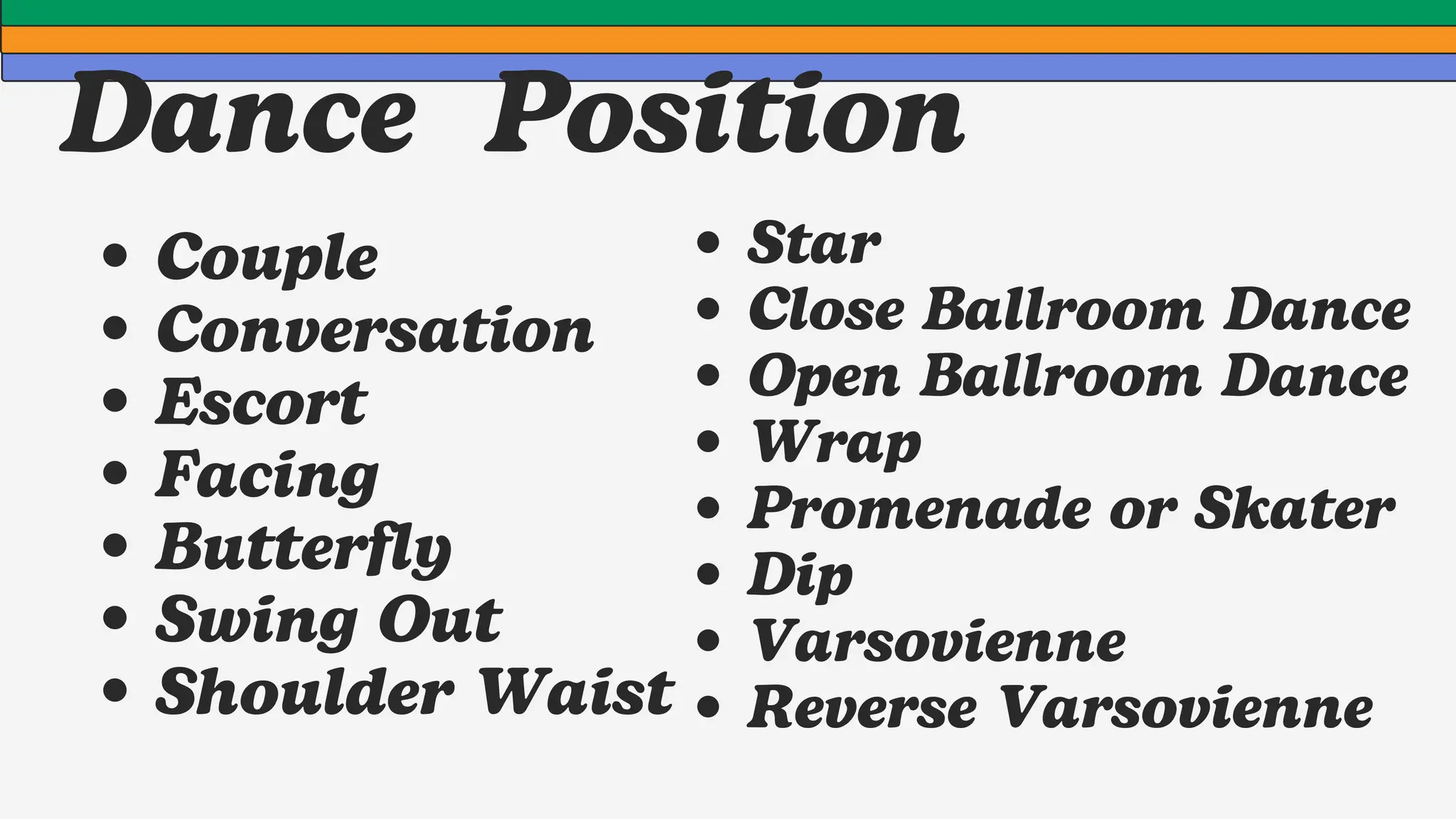 Ballroom dance power point presentations | PDF