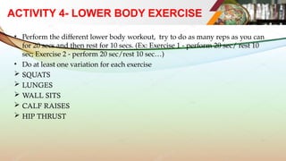 PE EDUCU2 LOWER BODY EXERCISE I & II.ppt