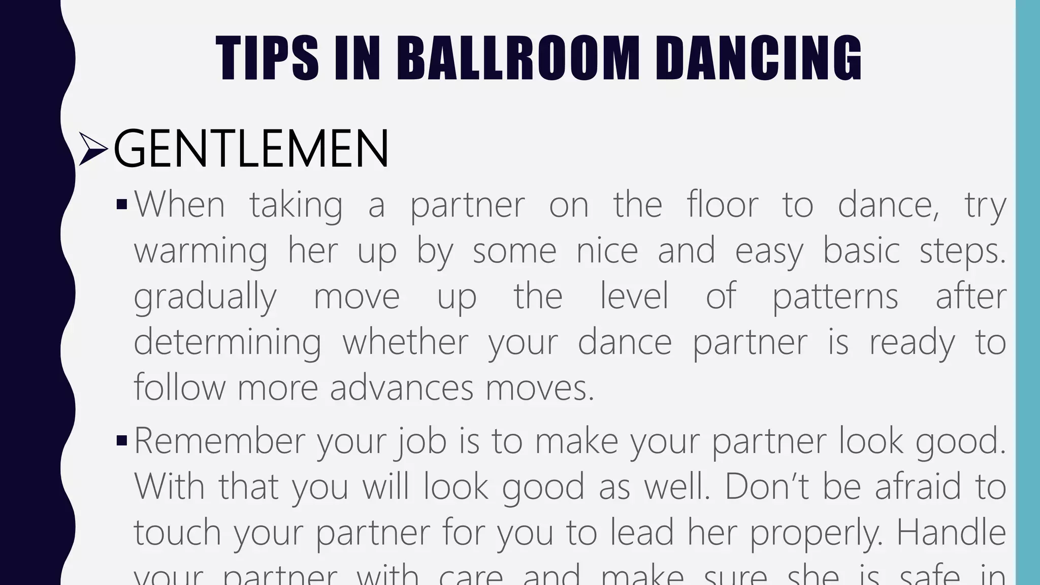 Pe 2 midterm ballroom dances | PPTX