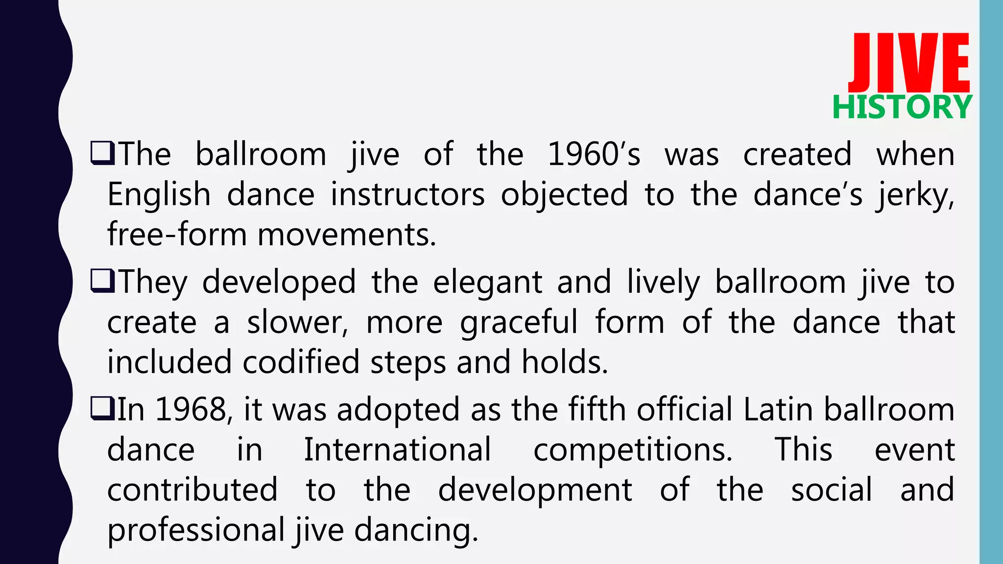Pe 2 midterm ballroom dances | PPTX