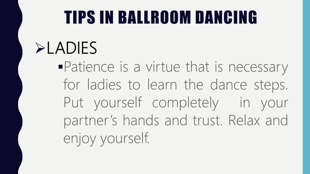 Pe 2 midterm ballroom dances | PPTX