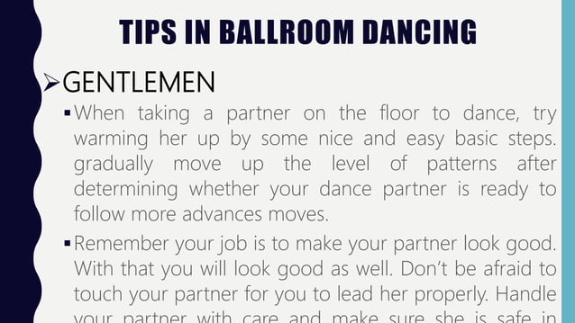 Pe 2 midterm ballroom dances | PPTX