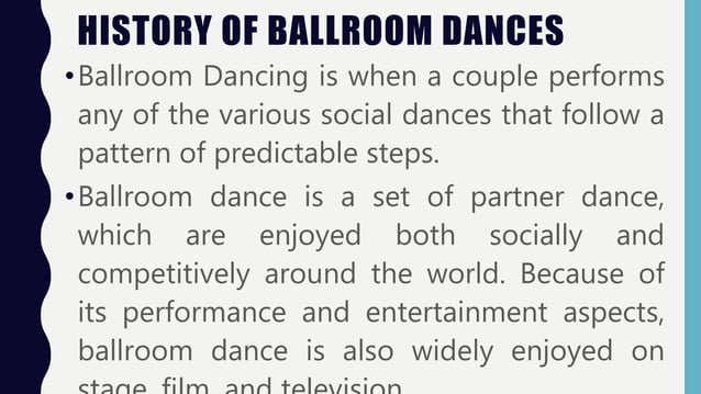 Pe 2 midterm ballroom dances | PPTX
