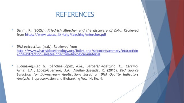 PE2 Presentation dna extraction and quantification | PPT